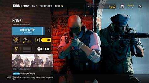Rare Animation Variation For Main Menu Rrainbow6