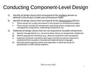 Ch Component Level Design PPT