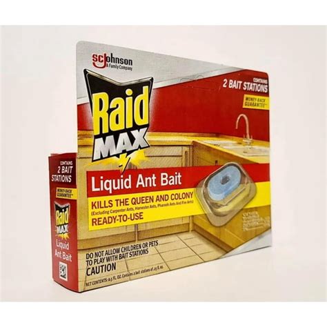 Raid Max 2 Count Liquid Ant Baits 6 Count