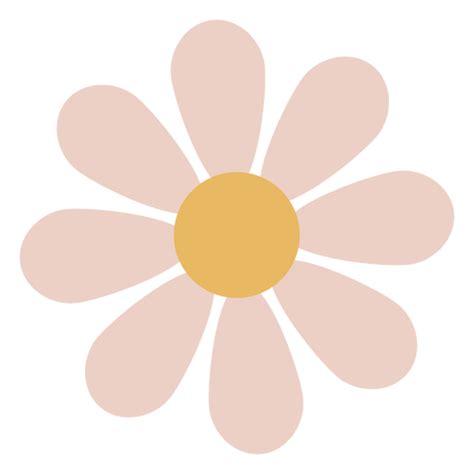 Minimalist Daisy Flower Png And Svg Design For T Shirts
