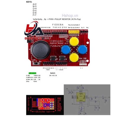 Arduino Joystick Shield Linh Kiện điện Tử Ha Đà Nẵng