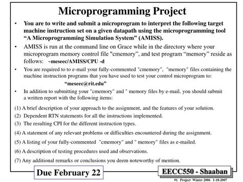 Ppt Microprogramming Project Powerpoint Presentation Free Download