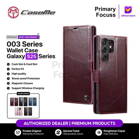 Promo CASEME Case Samsung Galaxy S25 Ultra Plus CASEME 003 Soft PU