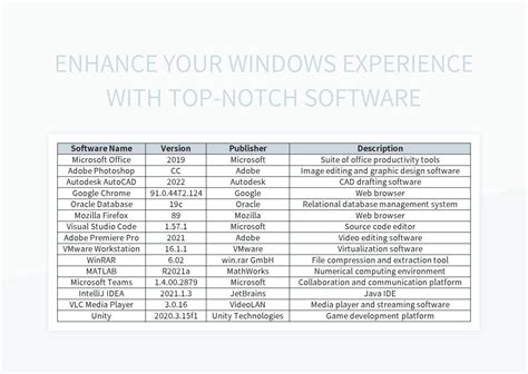 Free Windows Templates For Google Sheets And Microsoft Excel Slidesdocs