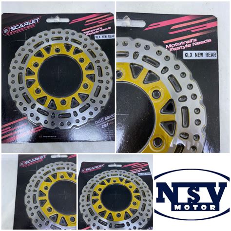 Jual PIRINGAN CAKRAM BELAKANG KLX 150 DTRACTER 190MM SCARLET Shopee