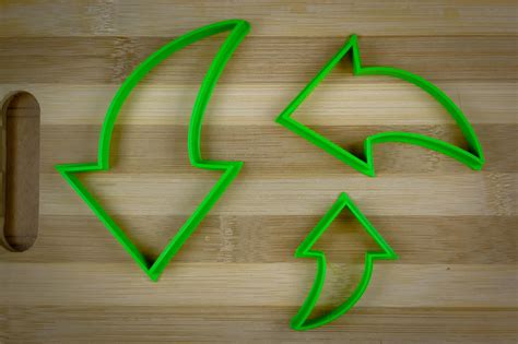 Arrow Symbol Pointer Sign Up Down Left Right In Combo Cookie Cutter Cookie Cutter
