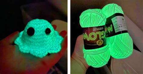 This Glow In The Dark Yarn Lets You Knit Incredible Glowing Aliens