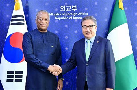 박진 장관 나이지리아 외교장관과 회담 연합뉴스