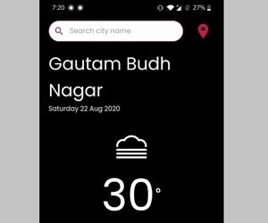 Flutter Weather App Fluttercore