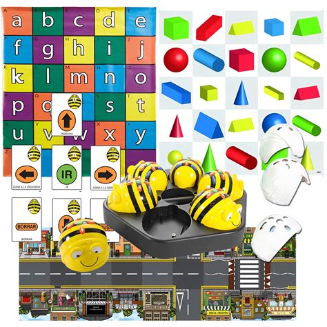 Tts Bee Bot Stem Coding Toy Robot See And Say Version With 3 Activity Mats A5 Sequence Cards
