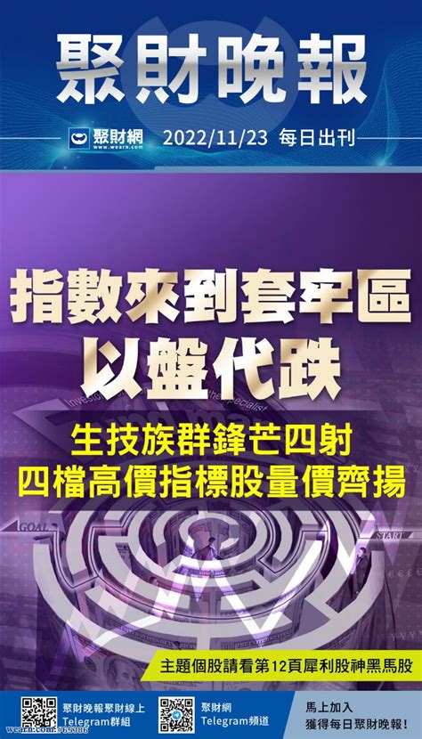 生技族群鋒芒四射 四檔高價指標股量價齊揚｜聚財晚報｜聚財犀利妹｜聚財網