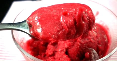 Sorbet Aux Framboises Recette Sorbet Aux Framboises