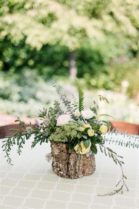 Natural Woodsy Centerpieces