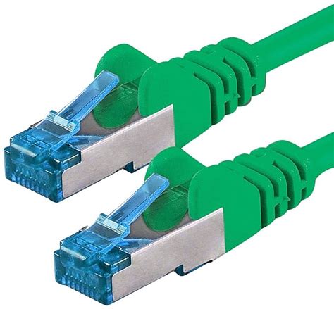10 Pieces Cat 6a S Ftp Double Shielded Pimf 500mhz Halogen Free Patch