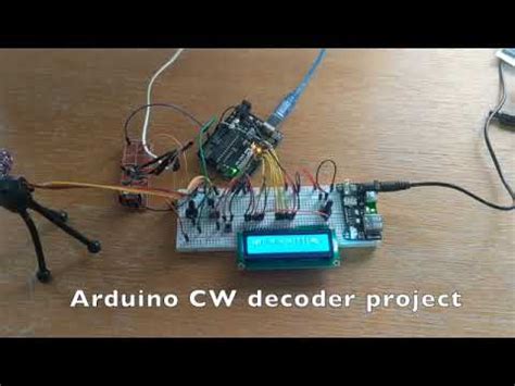 Arduino Cw Decoder Youtube