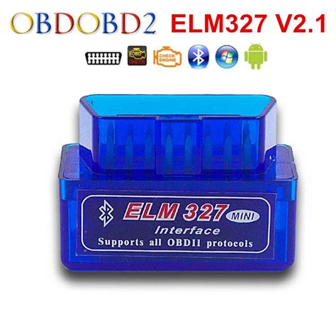 2018 Mini ELM327 ELM 327 Bluetooth V2 1 OBD2 OBDII Diagnostic Tool For