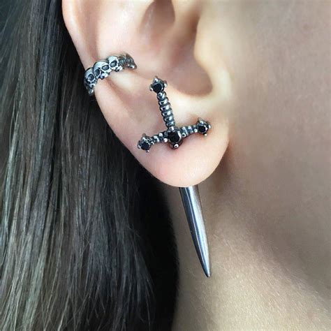 Sword Dagger Earrings