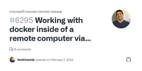 Working With Docker Inside Of A Remote Computer Via Ssh · Issue 6295