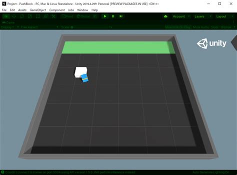 Unity Ml Agentsによる強化学習：サンプルプログラムを動かしてみる（pushblock編） Massies Programming