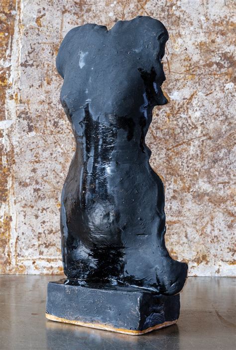 Female Torso Clay Sculpture By Nikolay Marinov Artfinder