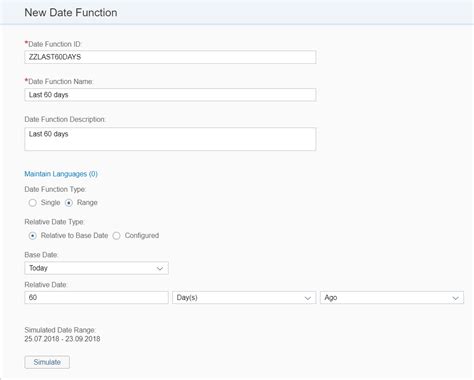 Sap Abap Central Date Function For Dynamic Date Filtering In Fiori Apps