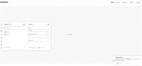 Cannot Edit Default Layout · Issue 580 · Azureapi Management Developer Portal · Github