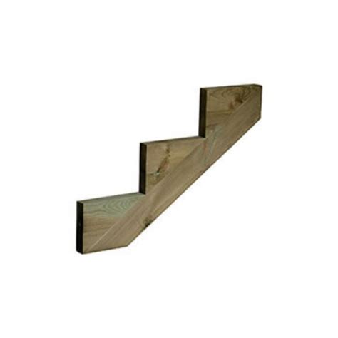 Cheshire Mouldings 245mm X 868mm X 45mm 3 Tread Decking String