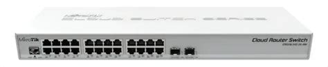 Switch Mikrotik Cloud Router Smart Crs326 24g 2s Rm Cor Branco