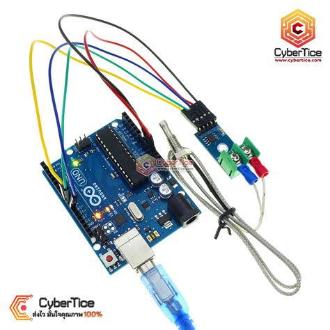 สอนใช้งาน Arduino วัดอุณหภูมิ ความร้อนสูง Temperature Sensor Probe With Max6675 Module ขาย