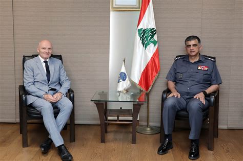 اللواء عثمان استقبل السفير الألماني في لبنان‎ Lebanonfiles