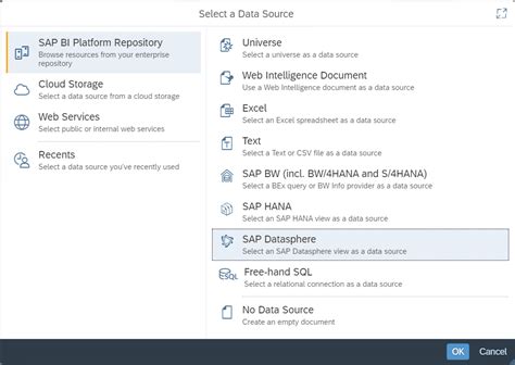 Connect SAP Web Intelligence To SAP Datasphere Ana SAP Community