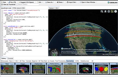 Cesium D Geospatial Rendering Keyhole Software