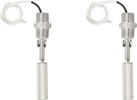 Fafeicy Water Level Float Sensor 304 Stainless Steel Side Mounted Liquid Float Sensor Switch