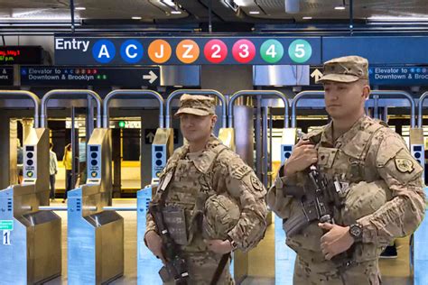 New York Is Mobilizing 750 National Guardsmen To Do Bag Checks In The
