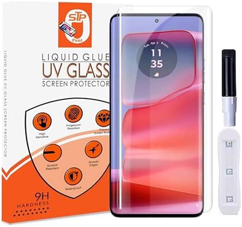 MOBIKTC Motorola Moto Edge Pro G Matte Uv Tempered Glass Screen Protector Full HD Quality