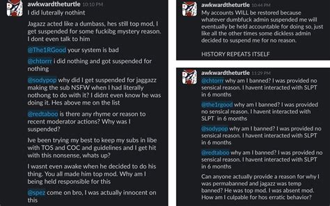 Reddit Lies On Twitter He Had A Complete Breakdown In The Mod Slack
