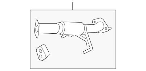 28610 2k500 Ds Muffler Assembly Front 2012 2013 Kia Soul Kiaparts