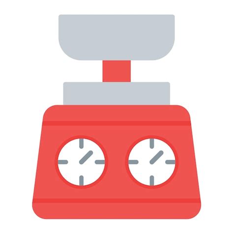 Premium Vector Weight Machine Vector Illustration Style