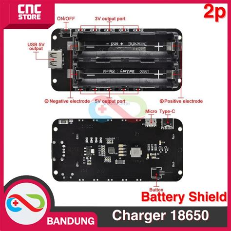 Jual Battery Shield V3 18650 Raspberry Pi Wemos Nodemcu Esp32 Terbaik