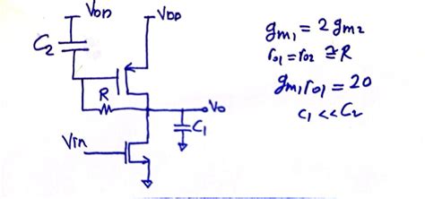 Solved Fin The Low Frequency Gain Of The Amplifier Draw Chegg