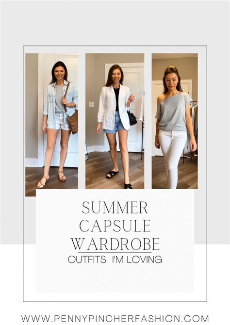 Capsule Wardrobe Summer Outfits Penny Pincher Fashion Blog