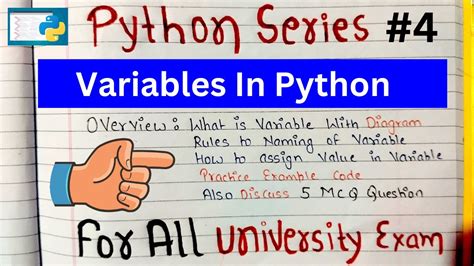 Python Variables Explained A Beginner S Guide Lecture 4 Code