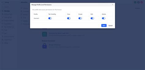Configuring Module Level Permission Salesmate