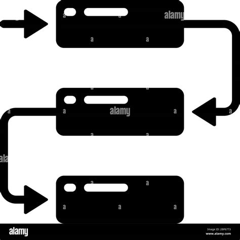 Project Flow With Arrows Representing ‘dependencies Stock Vector Image