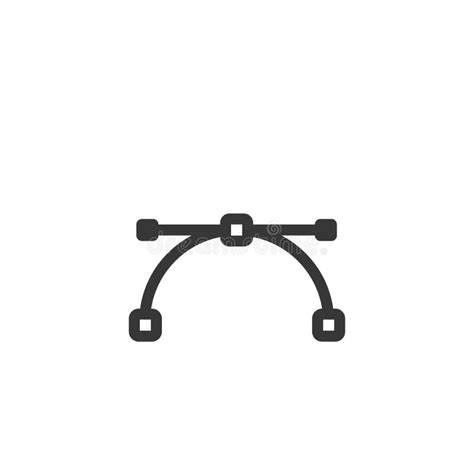 Anchor Point Symbol Sign Vector Illustration Isolate On White