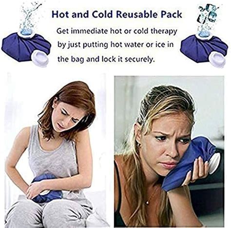 Alissa Ice Bag Packs 3 Pack Reusable Ice Bag Hot Water Bag For