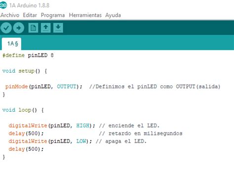 Empezando Con Arduino 1a Parpadear Un Led— Techmake Solutions