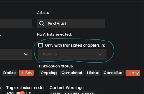 Filtering Out Titles With No Chapters Mangadex Forums