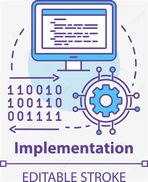 Thin Line Software Concept Icon For Computer Programming And Deployment Vector Programming