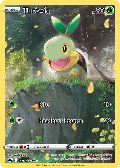 Bekijk De Waarde Van Je Turtwig Gg31 Gg70 Pokemon Kaart Op Pokemonkaart Nl